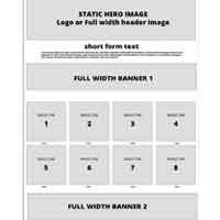 Premium 4 Column Template with Banners - Store on GunBroker.com